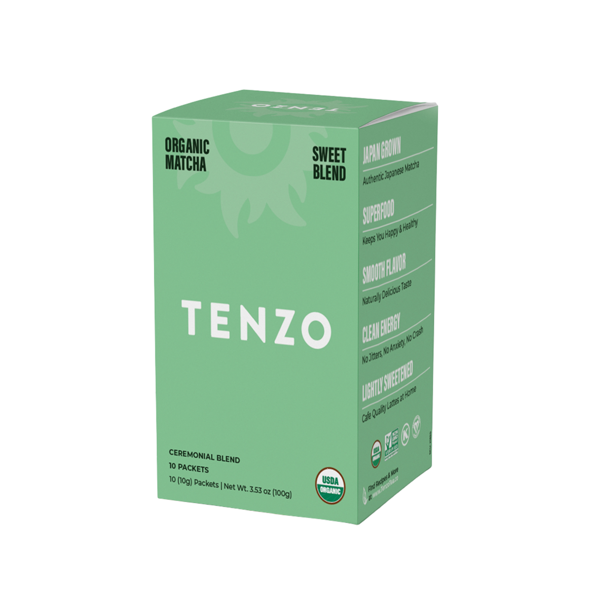 Tenzo® Sweet Blend Matcha Single Serve (12 Boxes) – Tenzo Wholesale